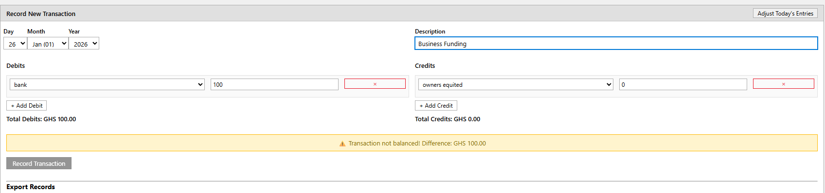 Accounting Errors, The Trial Balance, And System Design